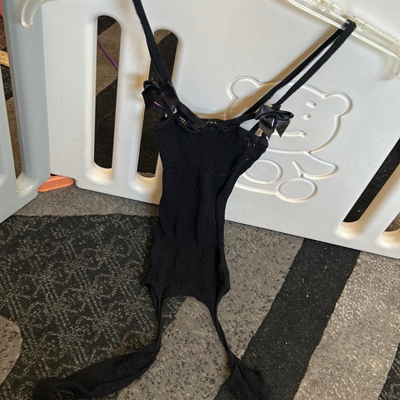 Intimates & Sleepwear | Bodystocking Dress With Attached Garters | Poshmark